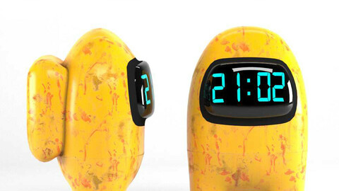 ArtStation - among-us Clock | Resources