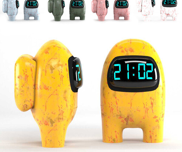 ArtStation - among-us Clock | Resources
