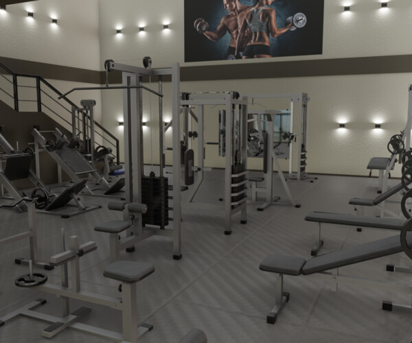 ArtStation - Gym | Game Assets