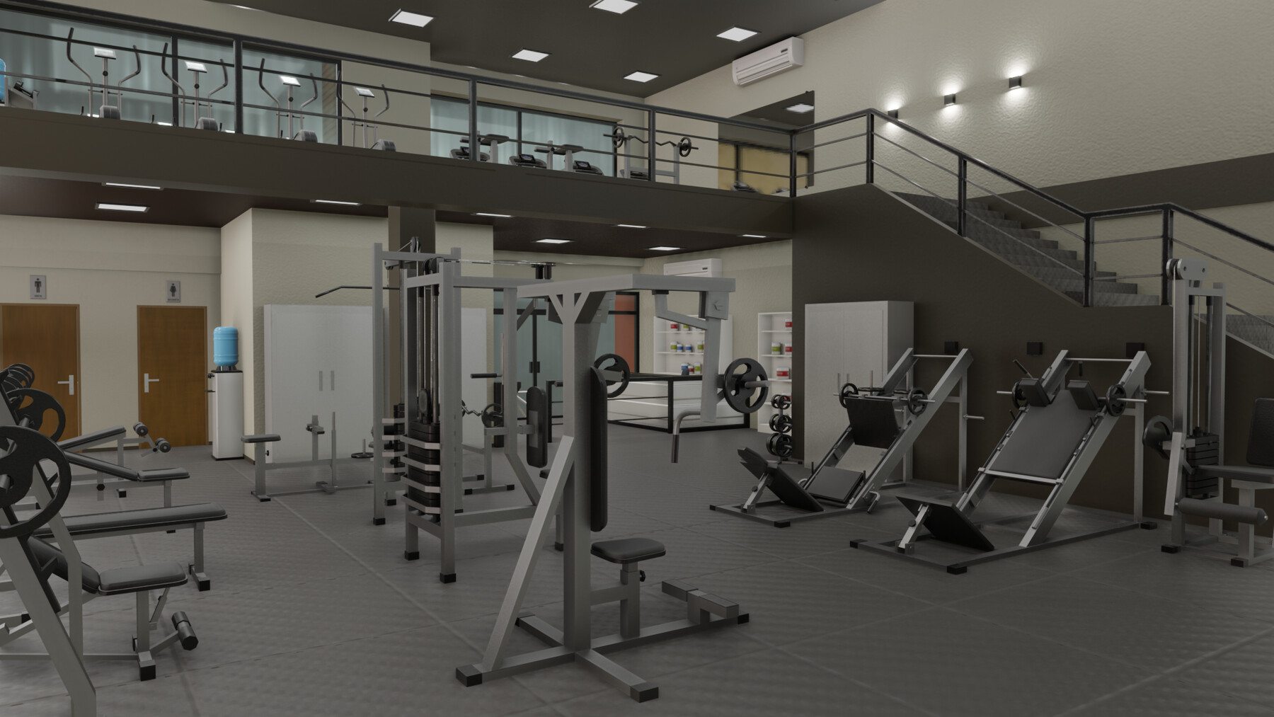 ArtStation - Gym | Game Assets