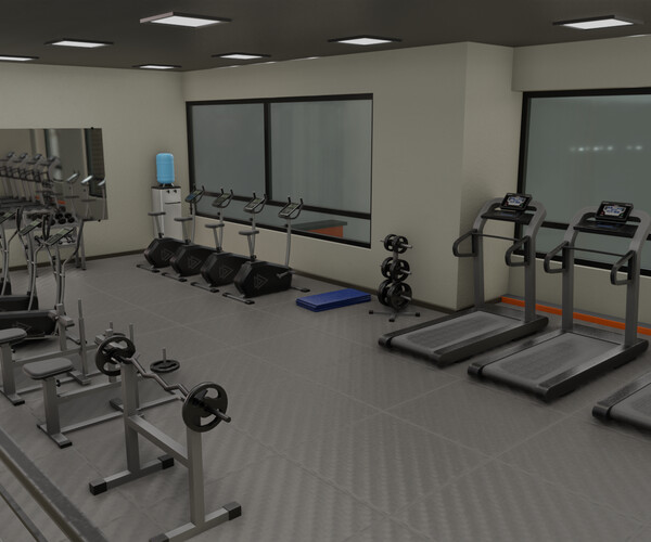 ArtStation - Gym | Game Assets
