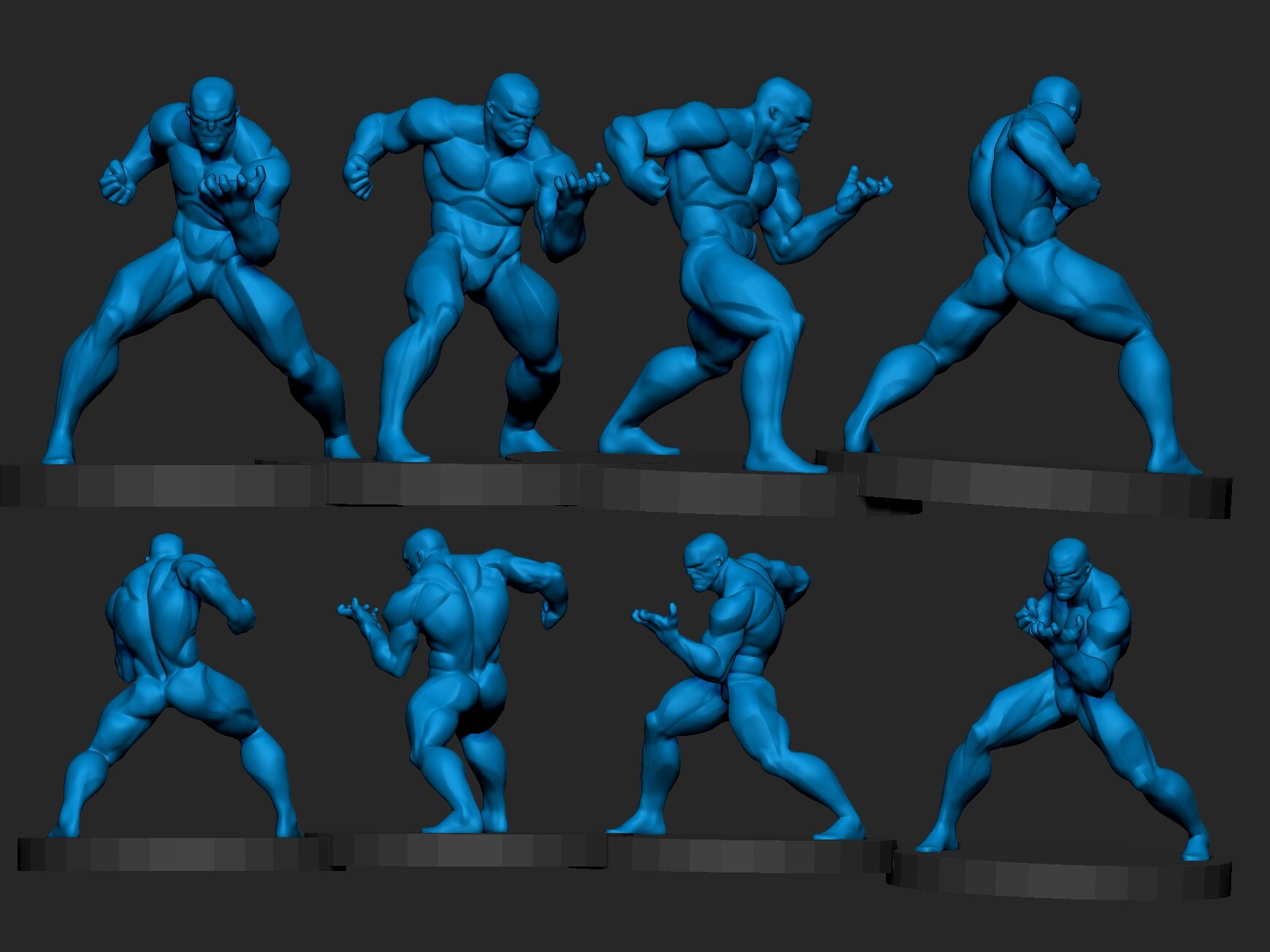 ArtStation - Comic Hero Basemesh Pose1 | Resources
