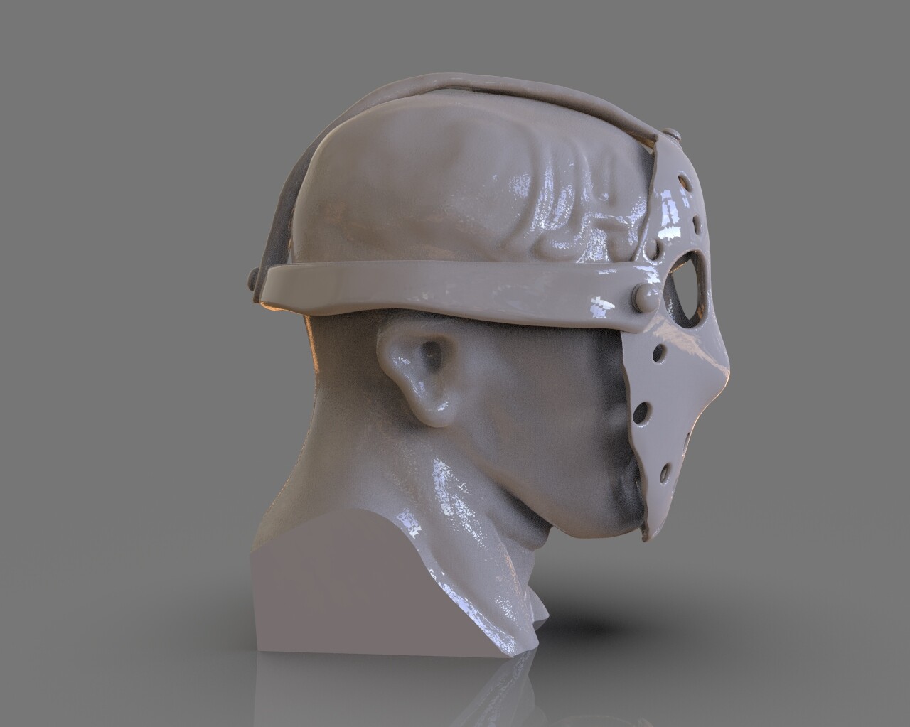 ArtStation - Jason Voorhees Bust 3D print model | Resources