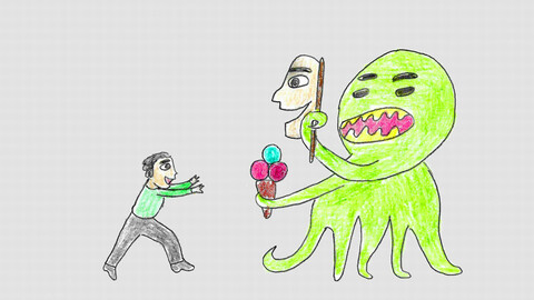 ArtStation - Hypocrisy, Masked Monster, color | Artworks