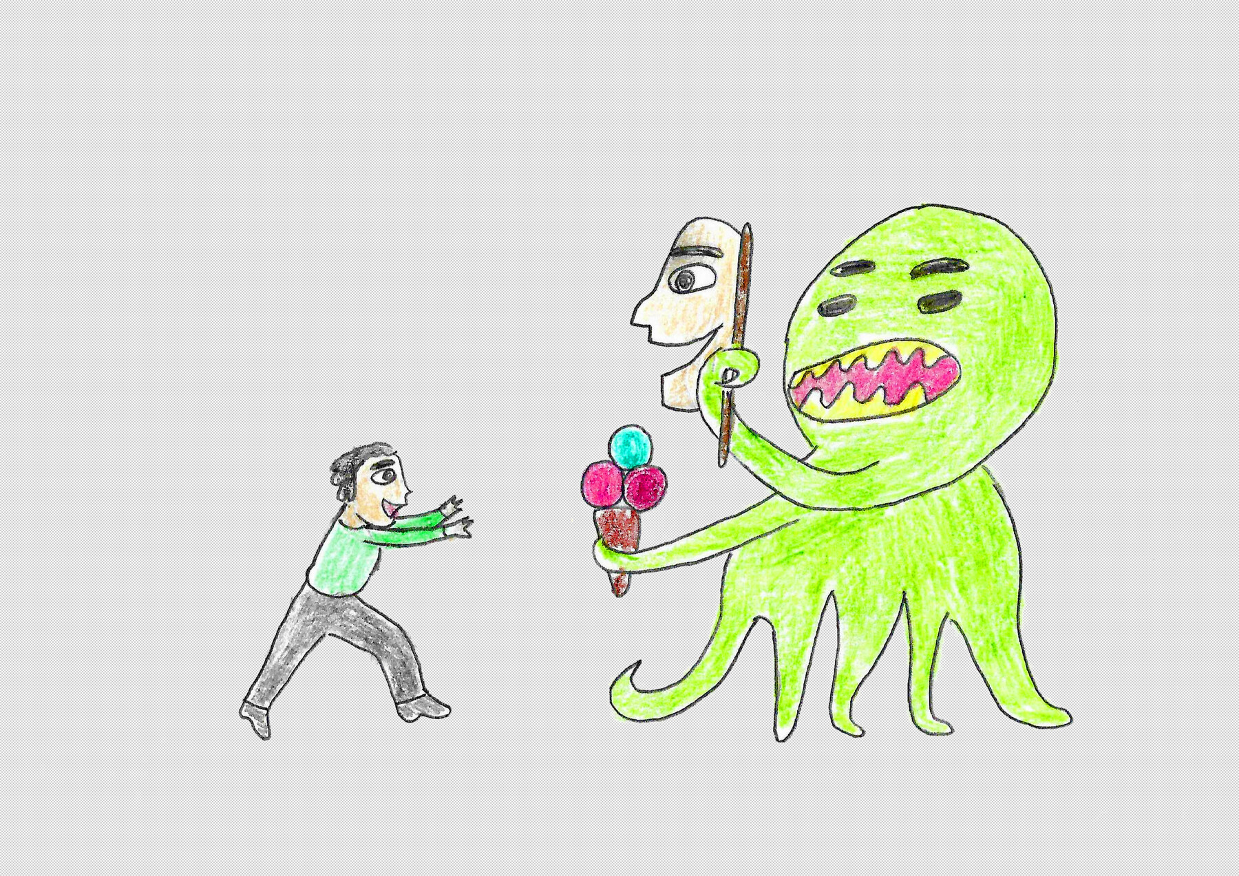 ArtStation - Hypocrisy, Masked Monster, color | Artworks