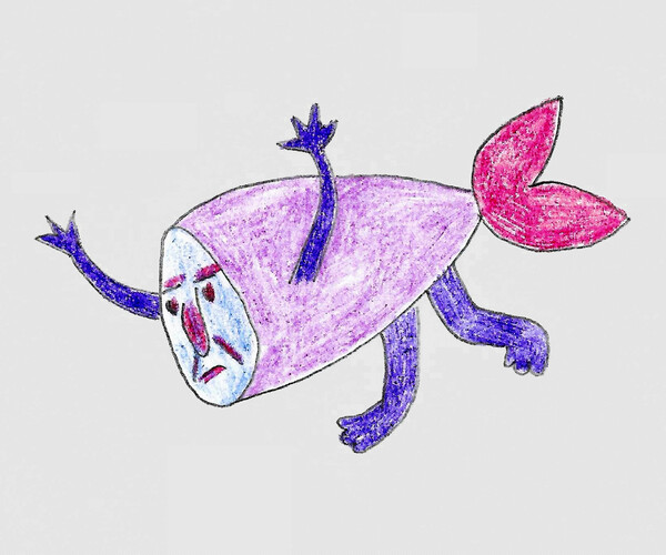 ArtStation - Male Mermaid color | Artworks