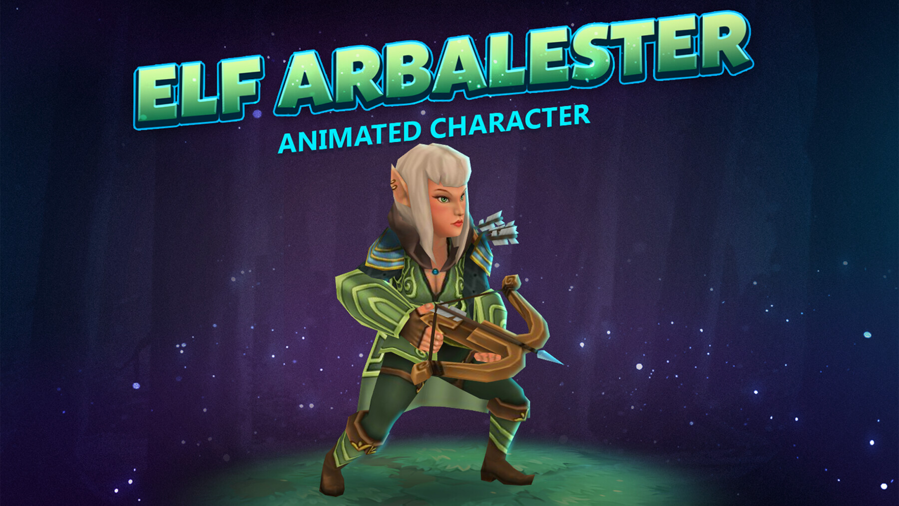 ArtStation - Elf arbalester animated character | Game Assets