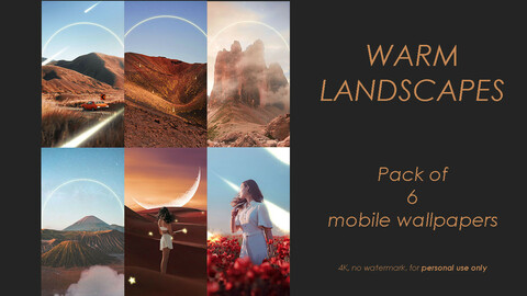ArtStation - Warm Landscapes -Mobile Wallpaper Pack | Artworks
