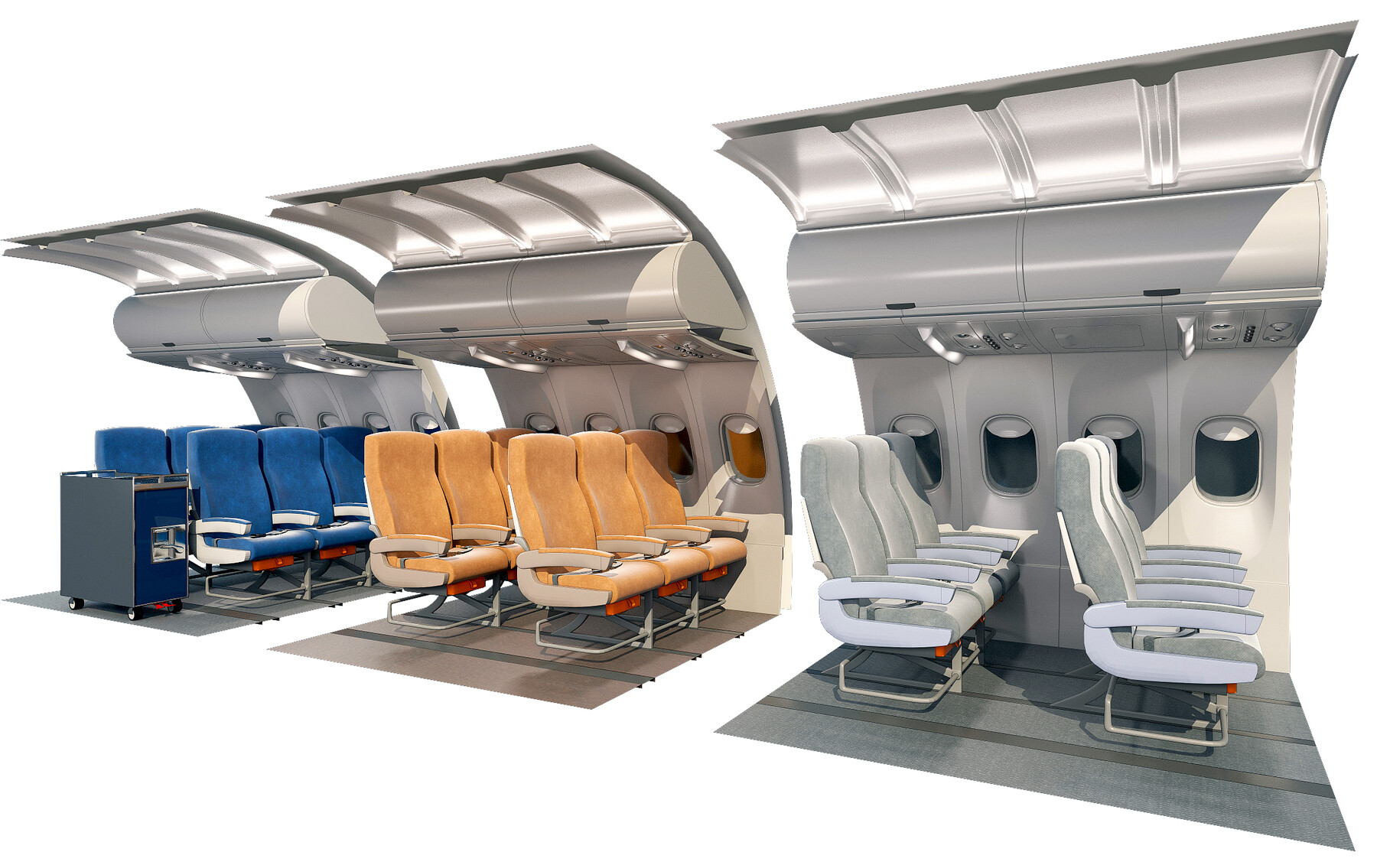 ArtStation - Airplane chair 3 colors | Resources