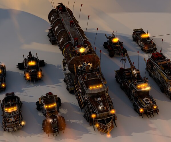 ArtStation - Mega Apocalyptic Car Pack | Game Assets
