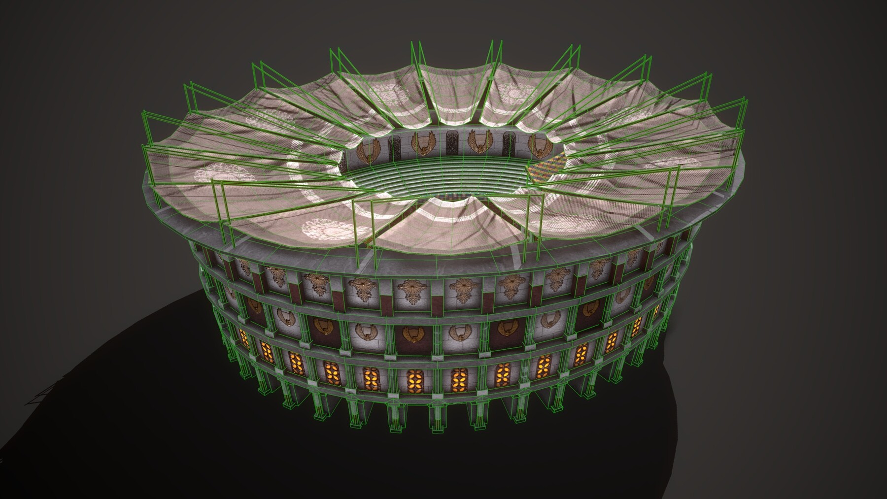 ArtStation - Colosseum Low Poly 02 | Game Assets