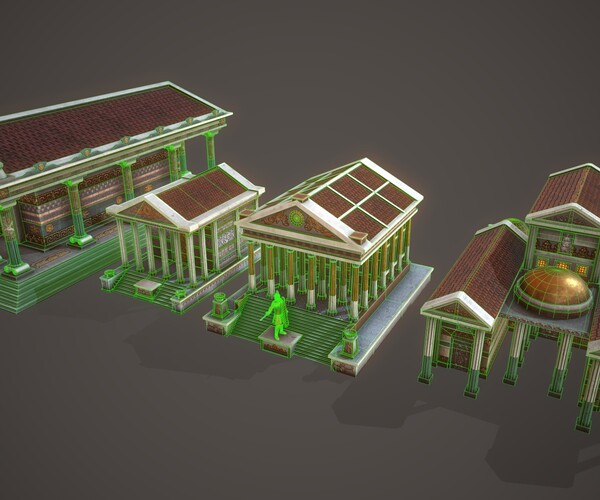 ArtStation - Ancient Temple Pack | Game Assets