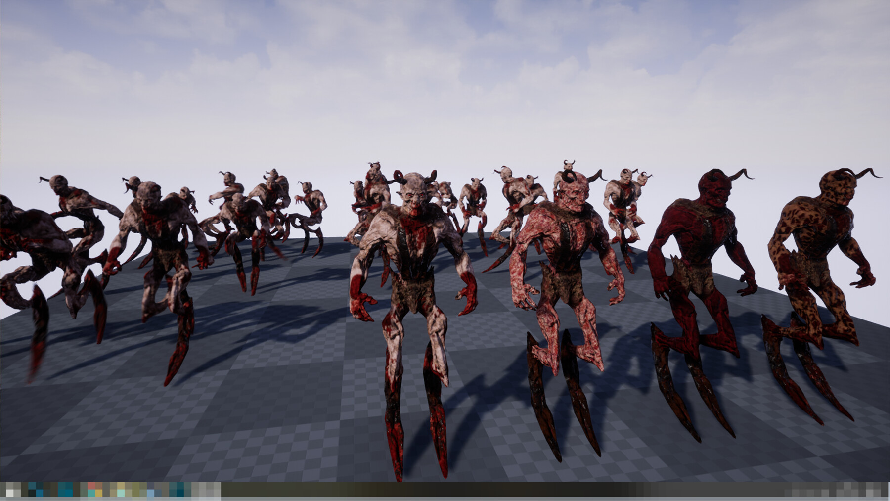 ArtStation - Monster Mutant 2 low poly game model | Game Assets