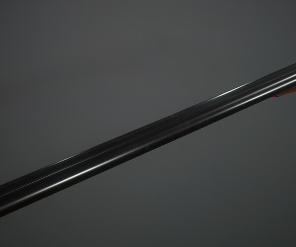 ArtStation - Double-barrel shotgun IZH-54 Low poly game model | Game Assets