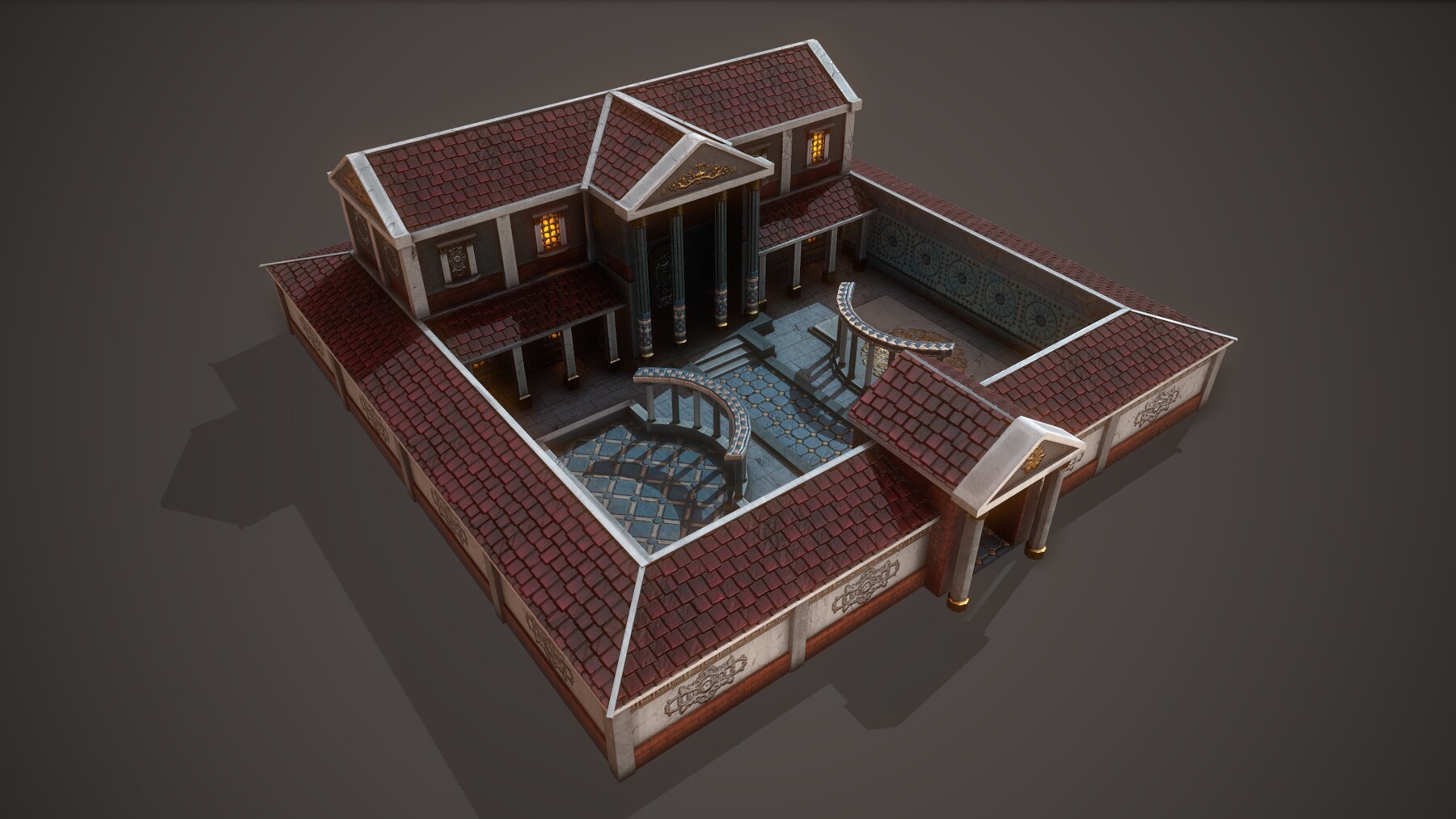 ArtStation - Ancient Villa | Game Assets
