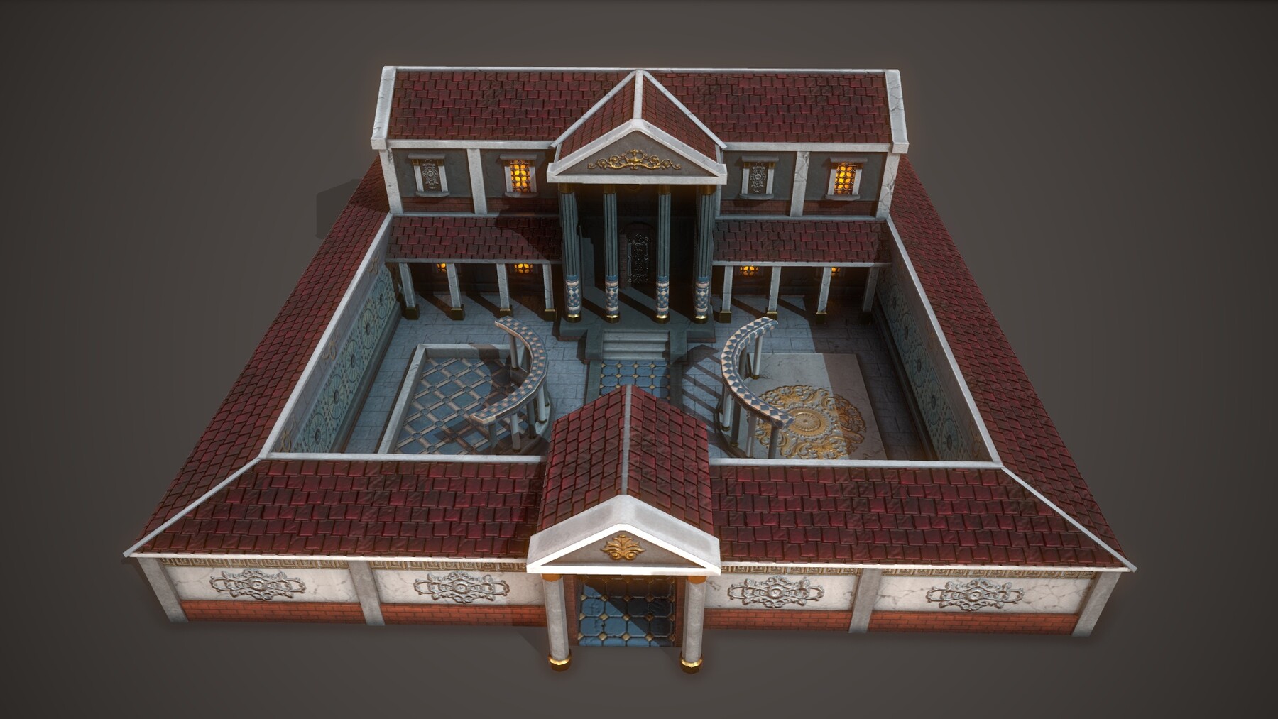 ArtStation - Ancient Villa | Game Assets