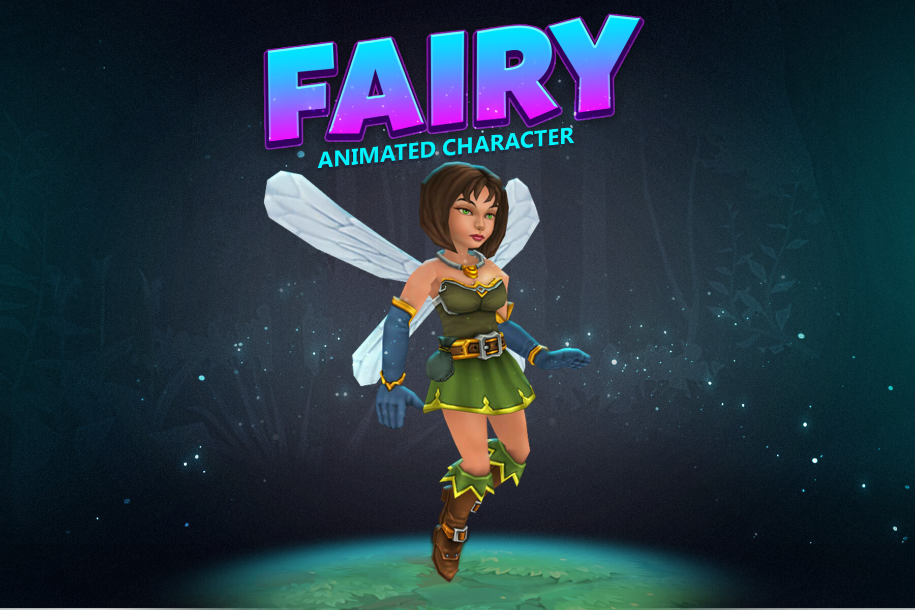 ArtStation - Fairy animated character | Game Assets