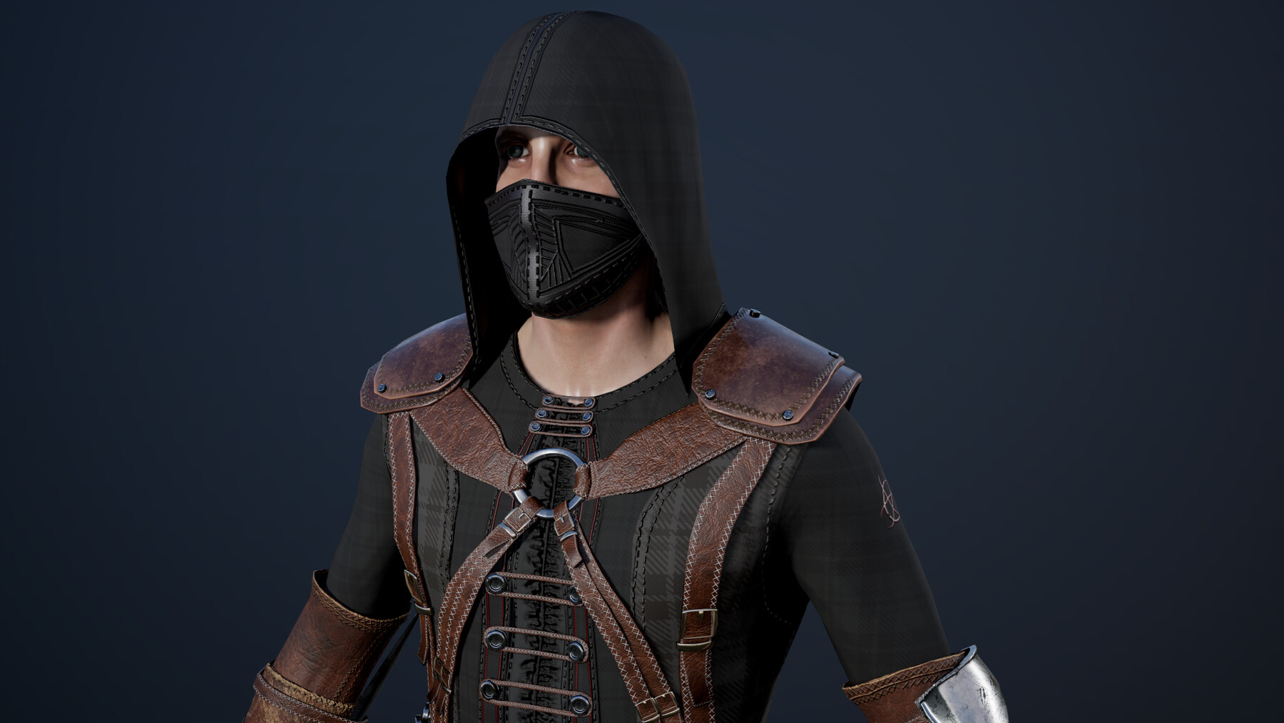 ArtStation - Assassin Secretive low poly game model | Game Assets