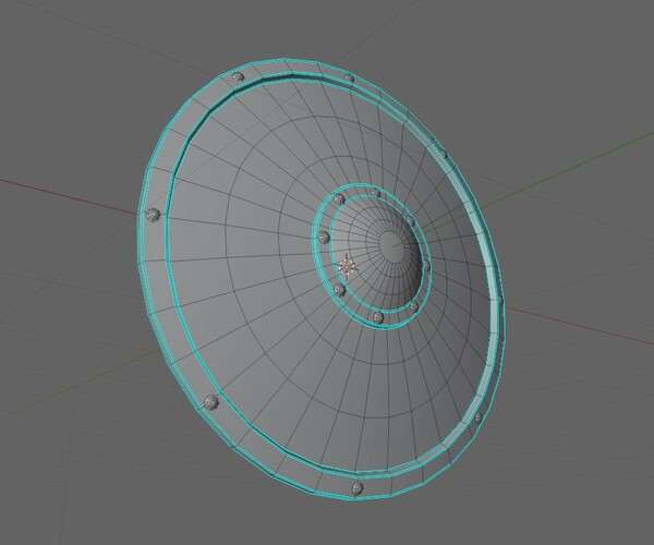 ArtStation - Medieval Wood Shield - Escudo Low-poly 3D model | Game Assets