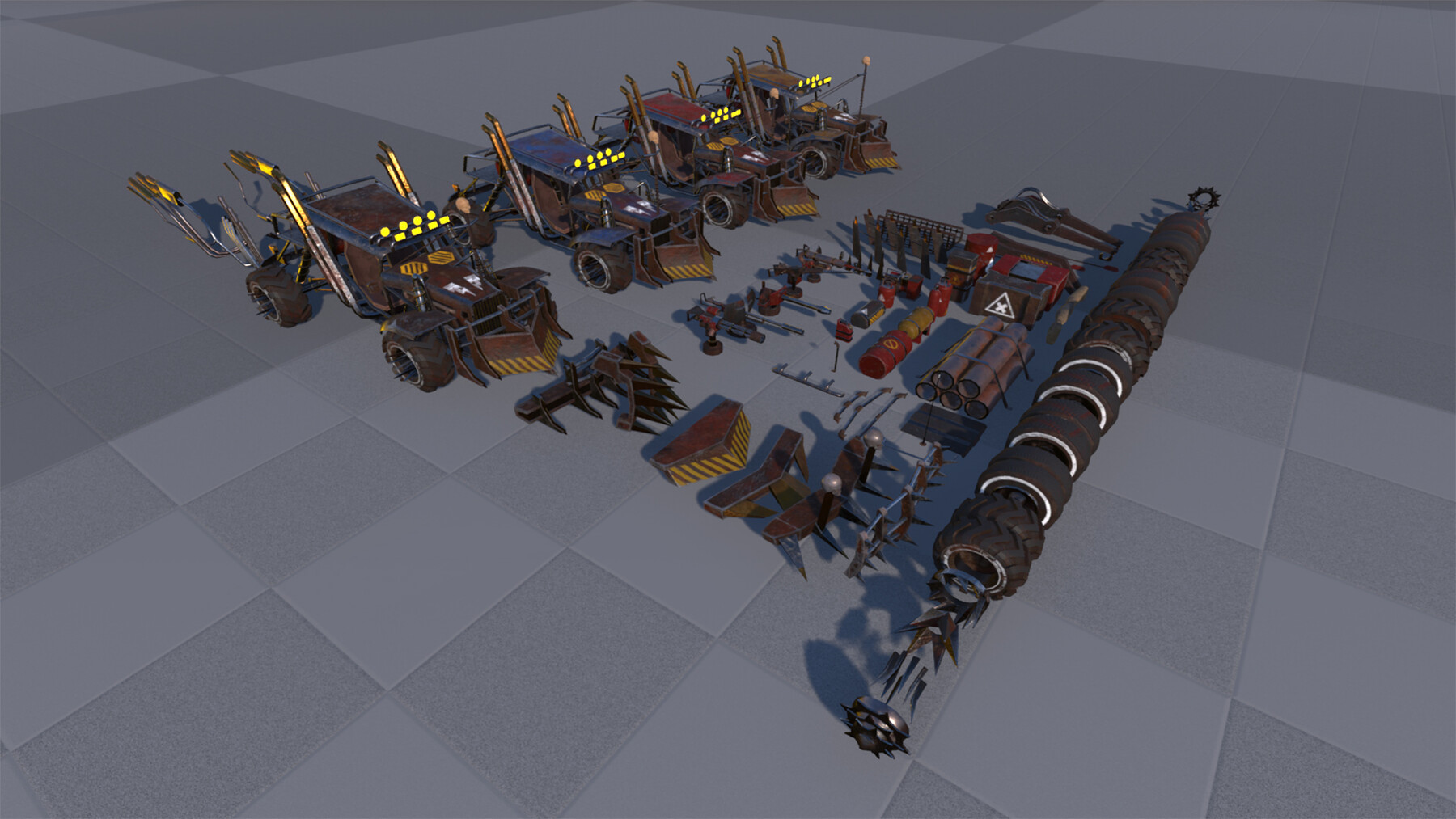 ArtStation - Apocalyptic Vehicle Buggy | Game Assets