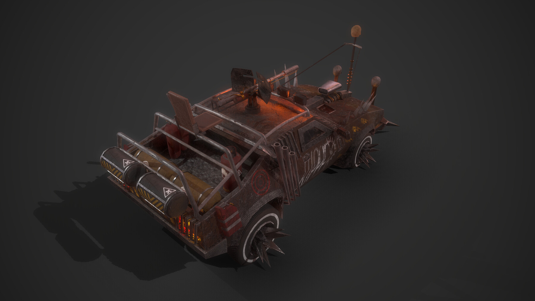ArtStation - Apocalyptic Vehicle car 2 | Game Assets
