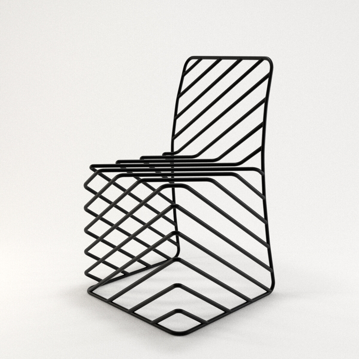 ArtStation - Thin Black Lines Chair | Resources