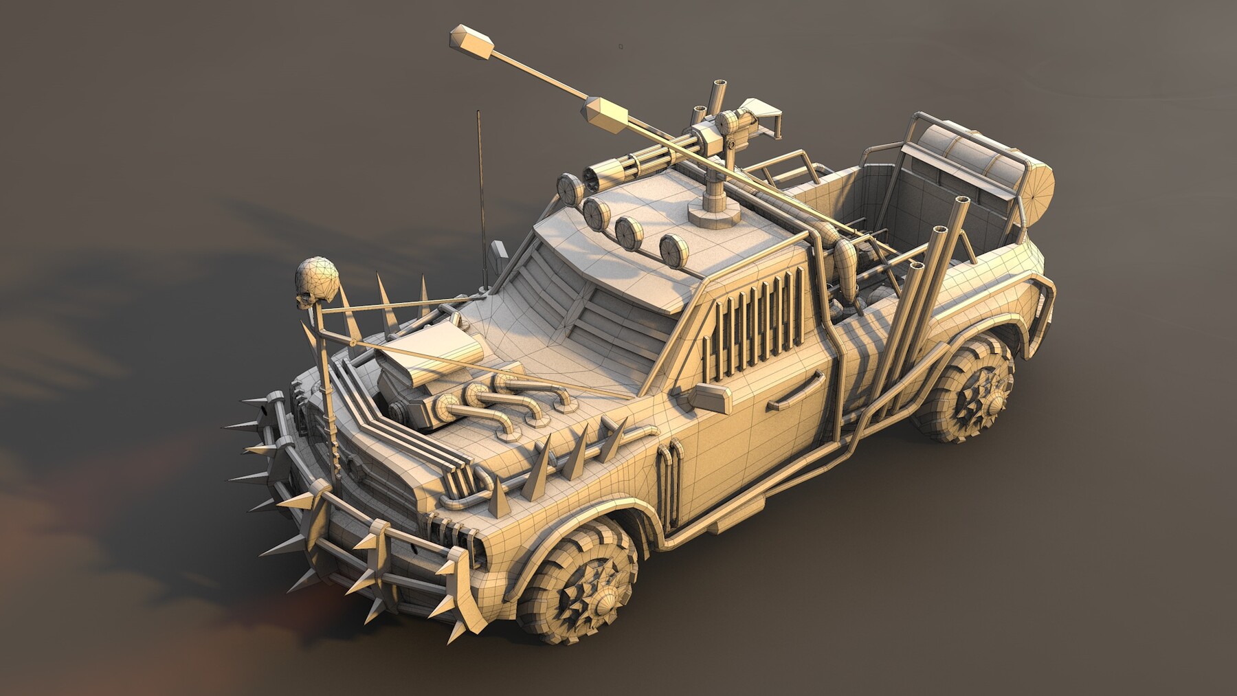 ArtStation - Apocalypse Vehicle Truck | Game Assets