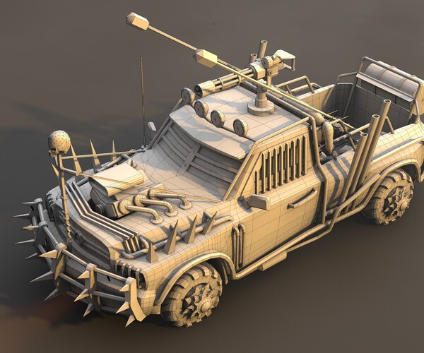 ArtStation - Apocalypse Vehicle Truck | Game Assets