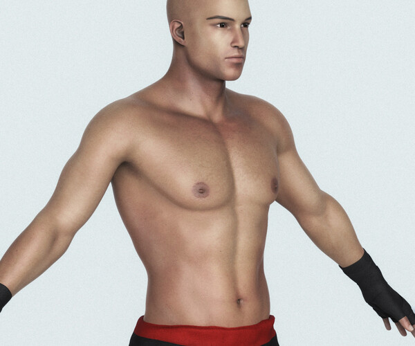 ArtStation - Realistic Man 3D Character | Resources