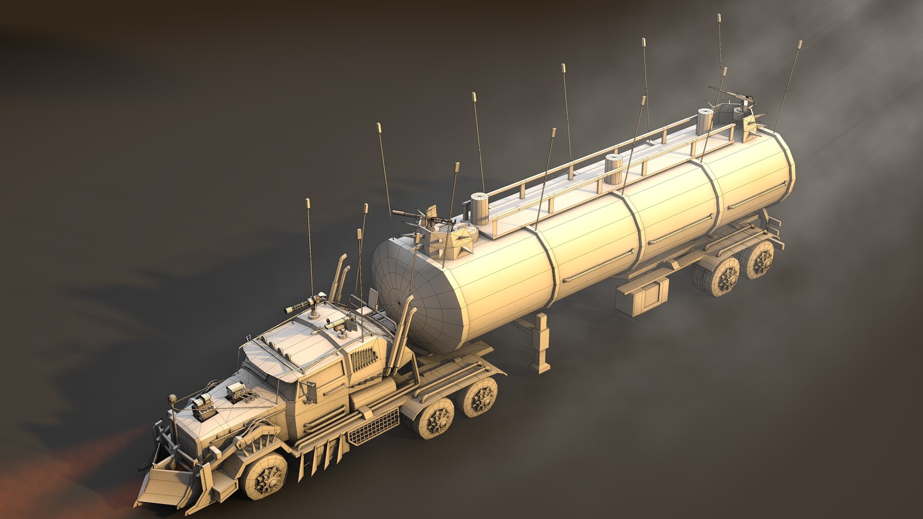ArtStation - Apocalyptic Big Truck | Game Assets