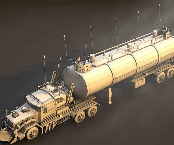 ArtStation - Apocalyptic Big Truck | Game Assets
