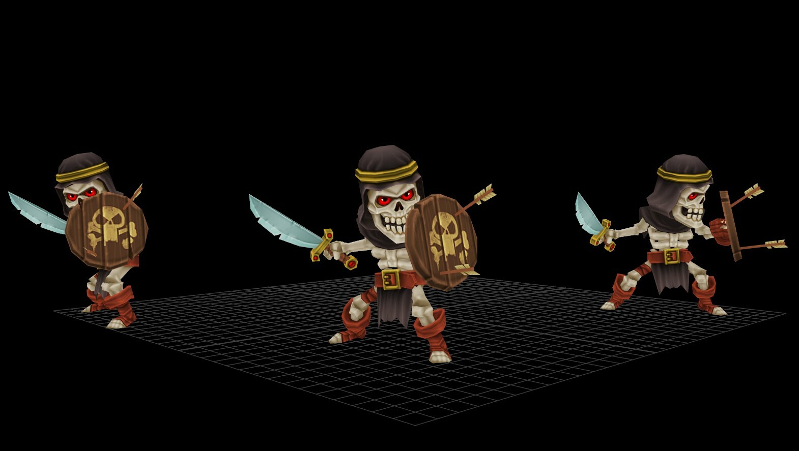 ArtStation - Skeleton animated character | Game Assets