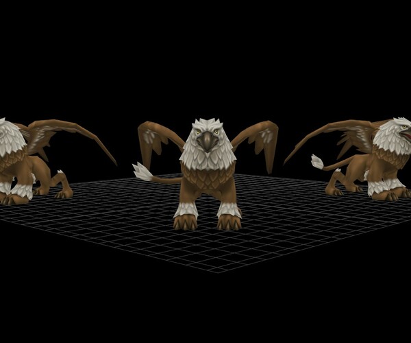 ArtStation - Griffin animated character | Game Assets