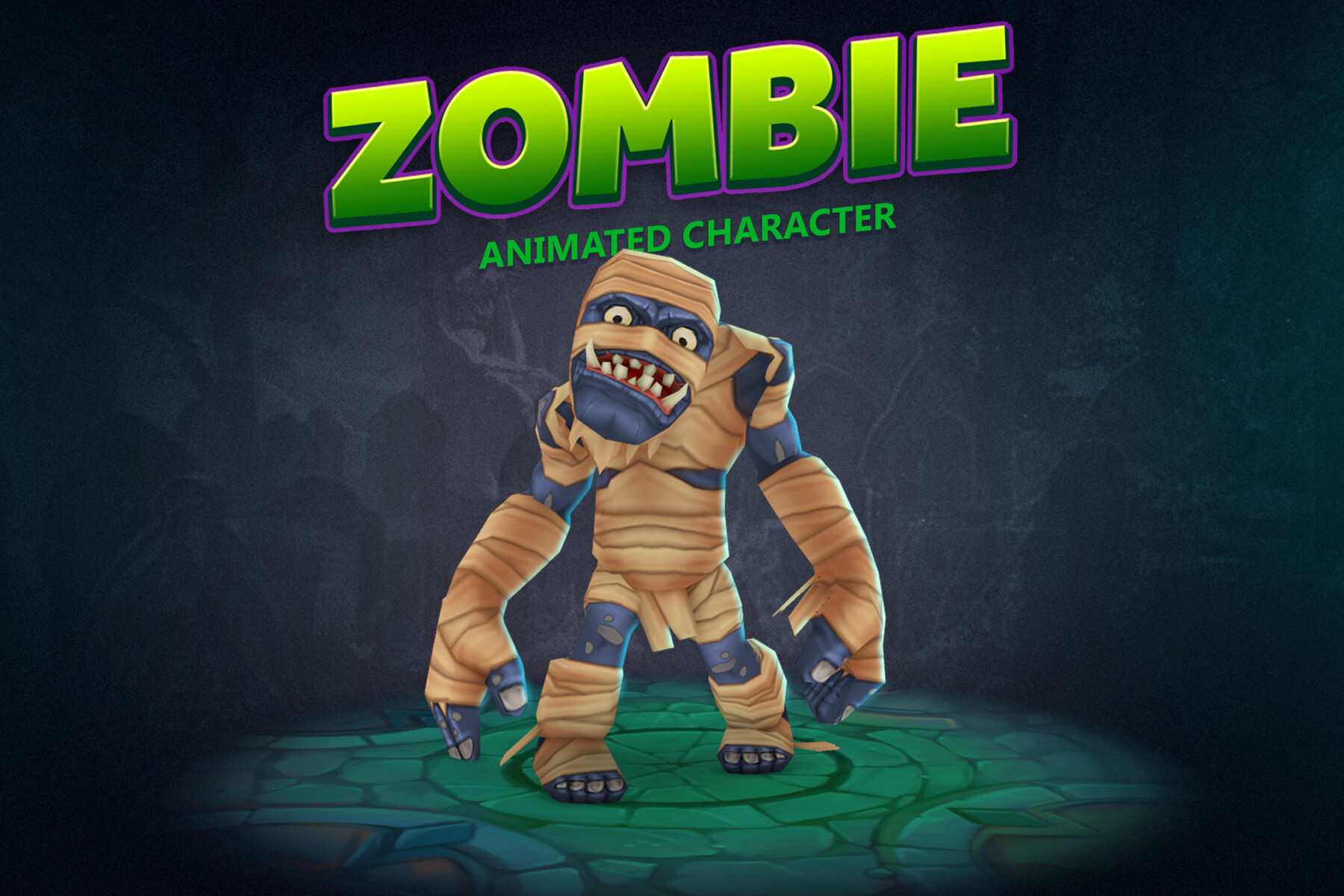 ArtStation - Zombie animated character | Game Assets