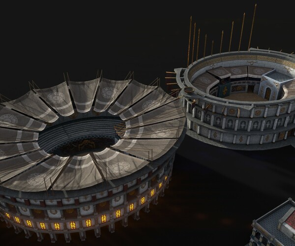 ArtStation - Mega Roma Greek Ancient City Pack | Game Assets