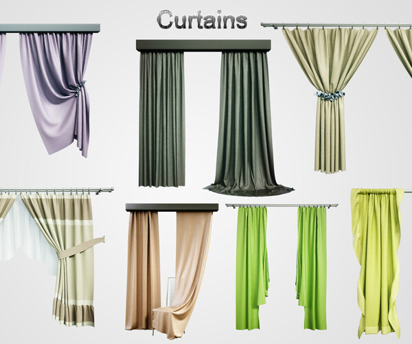 ArtStation - Curtains Pack | Game Assets