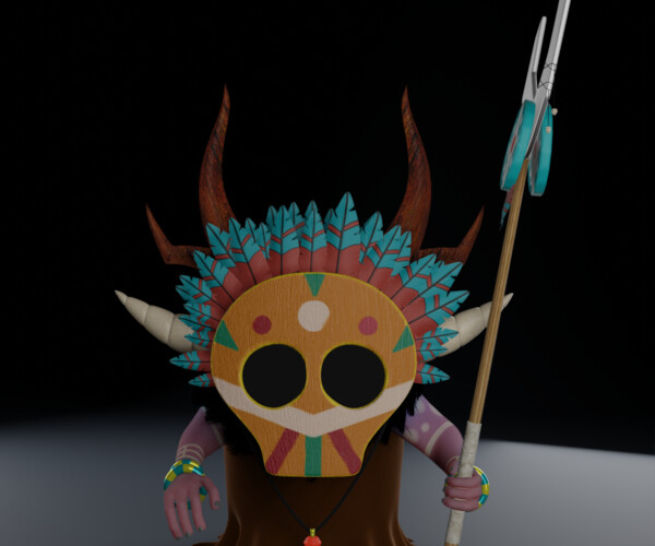 ArtStation - Shaman ( 3D Character Model ) | Resources