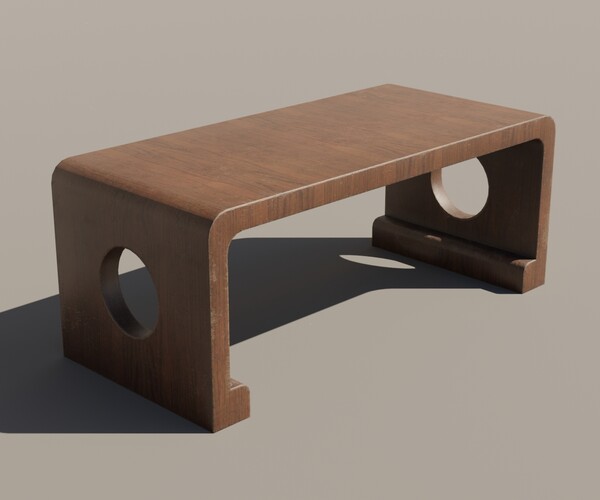 ArtStation - Japanese Table 2 | Game Assets