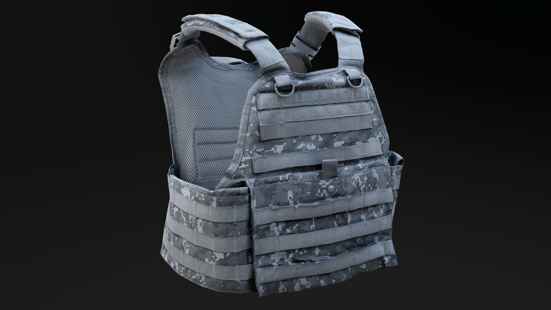 ArtStation - Customizable Combat Vest | Game Assets