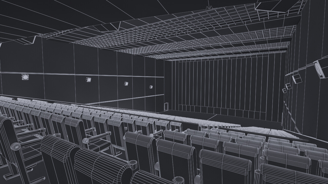 ArtStation - Movie Theater | Resources