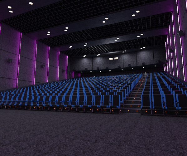 ArtStation - Movie Theater | Resources