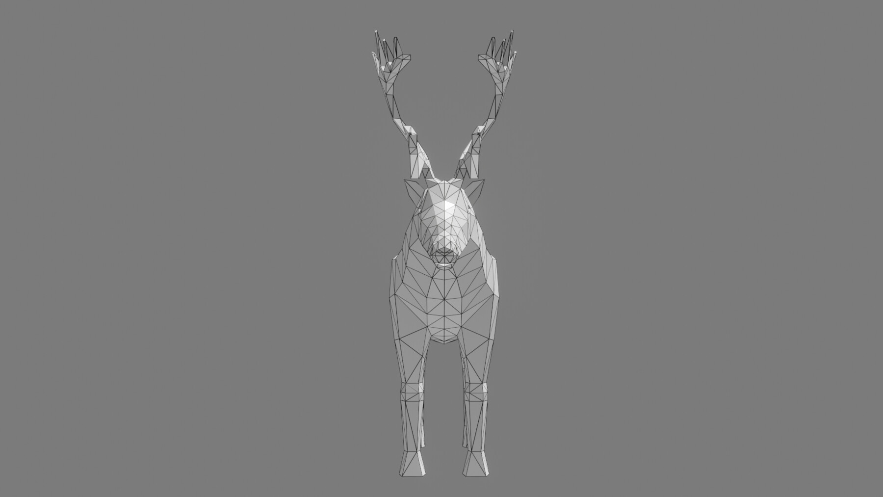 ArtStation - Low Poly Reindeer | Resources