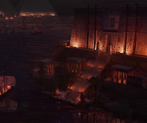 ArtStation - Ancient Egyptian Temple Pack | Game Assets