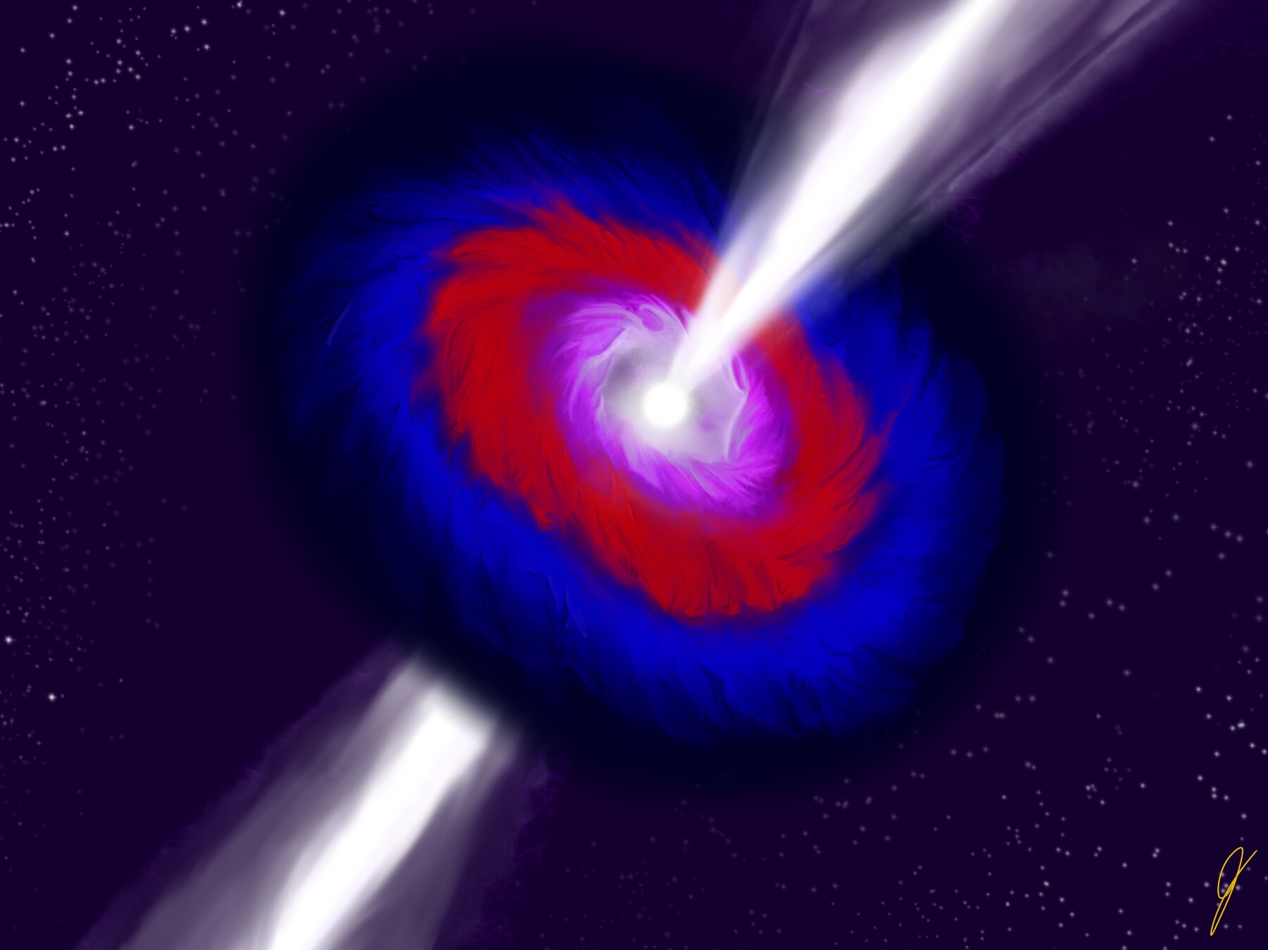 ArtStation - Colorful quasar | Artworks