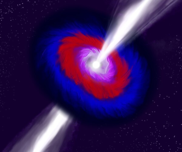 ArtStation - Colorful quasar | Artworks