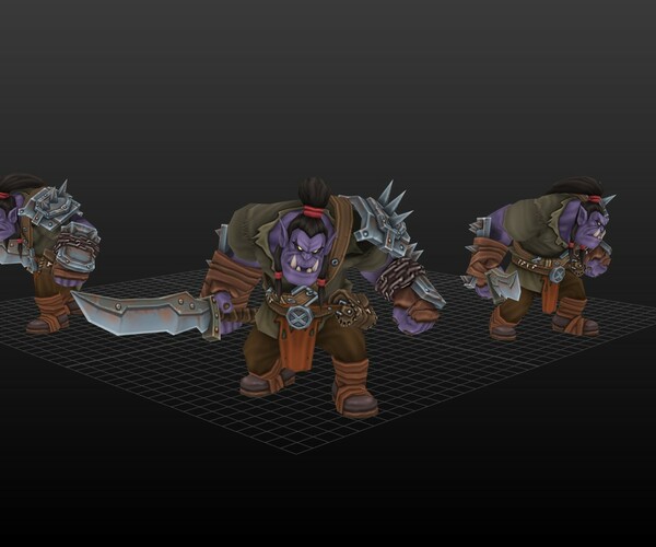 ArtStation - Orcs animated pack | Game Assets