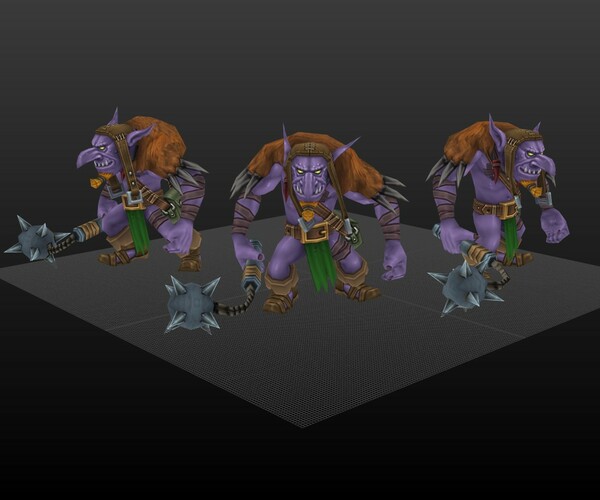 ArtStation - Orcs animated pack | Game Assets