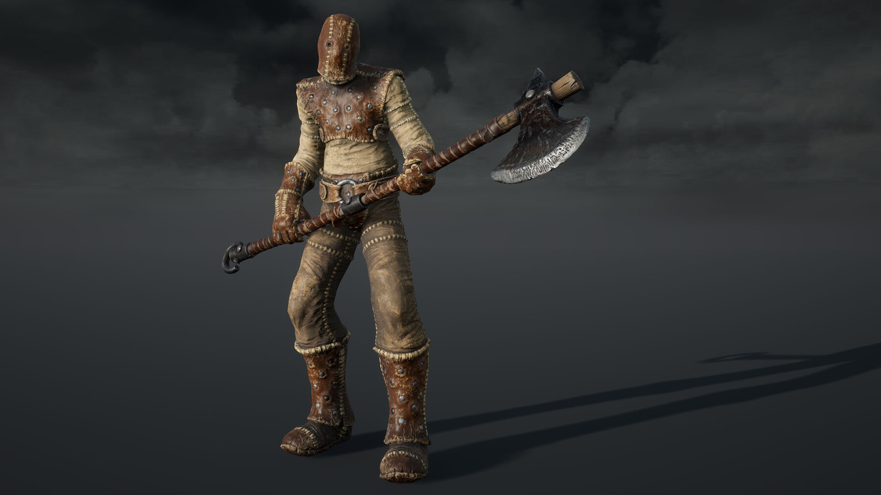 ArtStation - Character with Axe and Shield | Game Assets