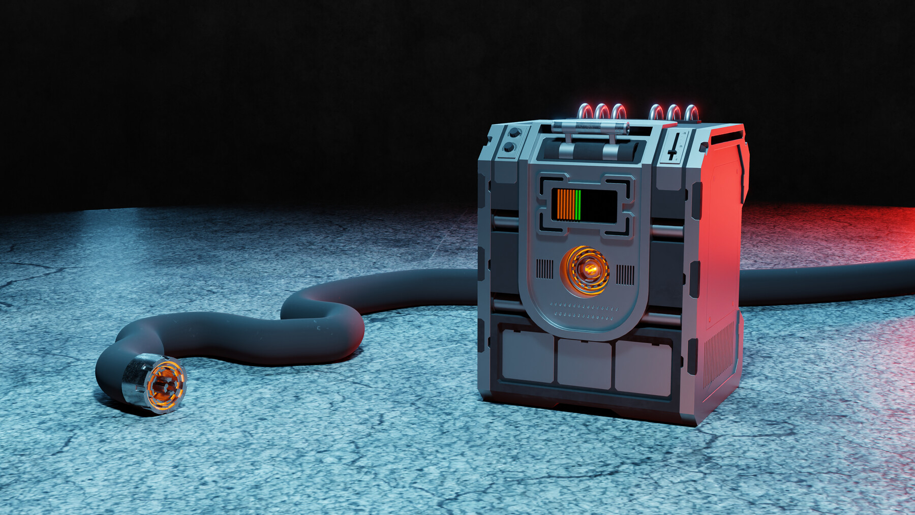 ArtStation - SciFi Battery | Game Assets