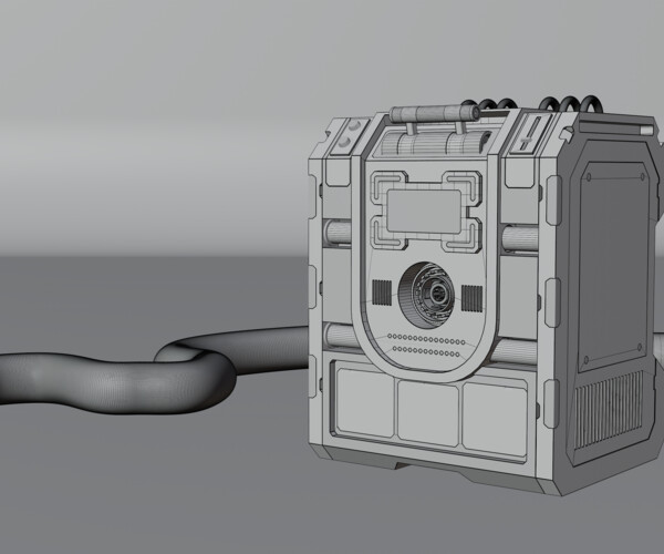 ArtStation - SciFi Battery | Game Assets